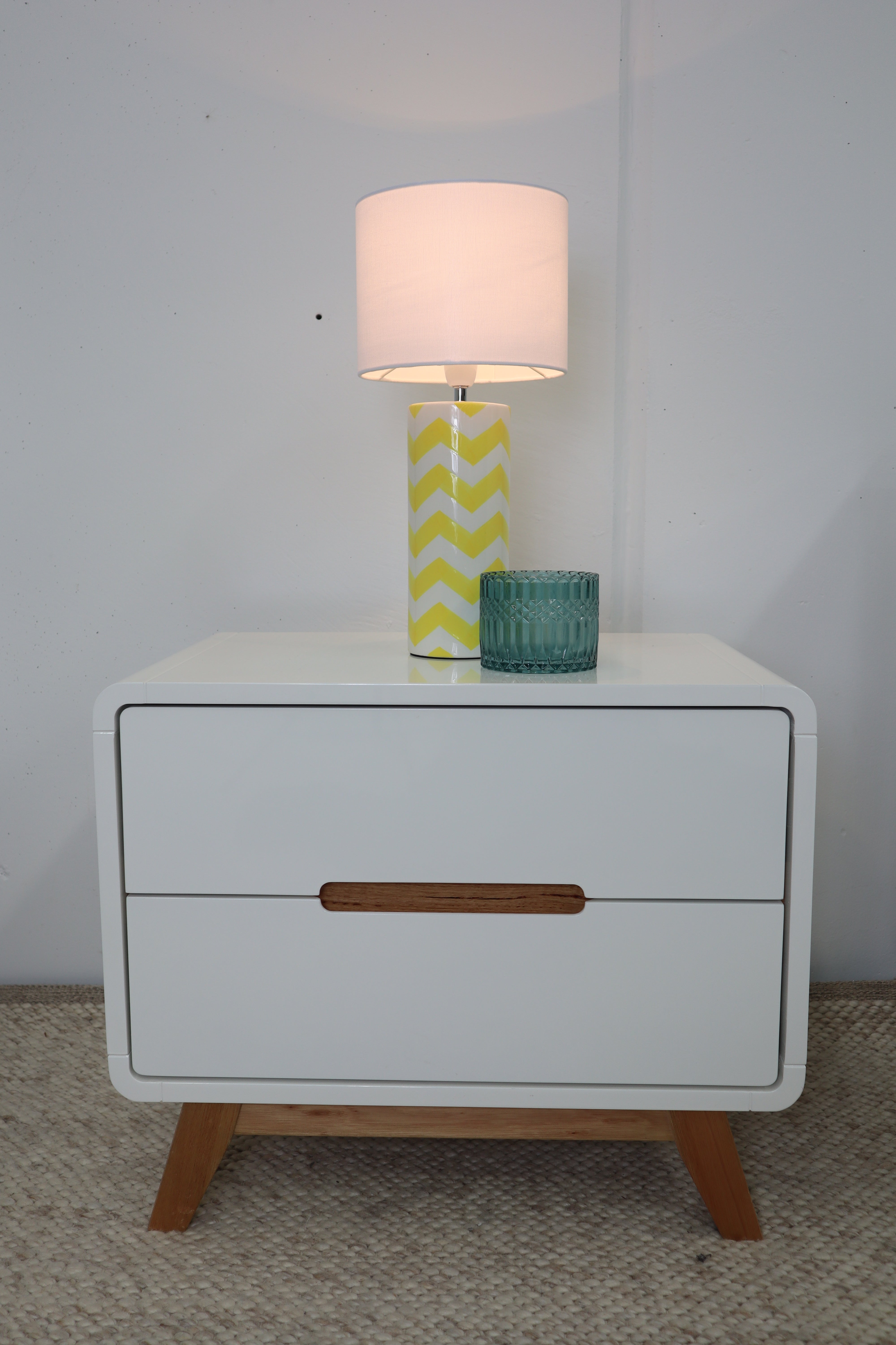 KARA WHITE BEDSIDE TABLE – Casey Furniture Warehouse